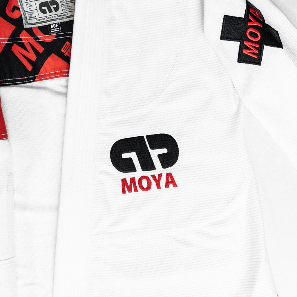 Kimono JJB (GI) Moya Brand Rivals- Blanc – StockBJJ