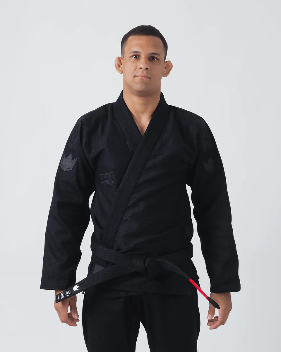 Kimono BJJ (GI) Kingz Comp 450 V6- Black/Black – StockBJJ